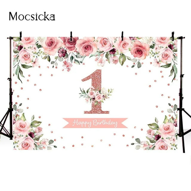 1st Birthday Photography Backdrops Birthday Decorations Baby Shower ...