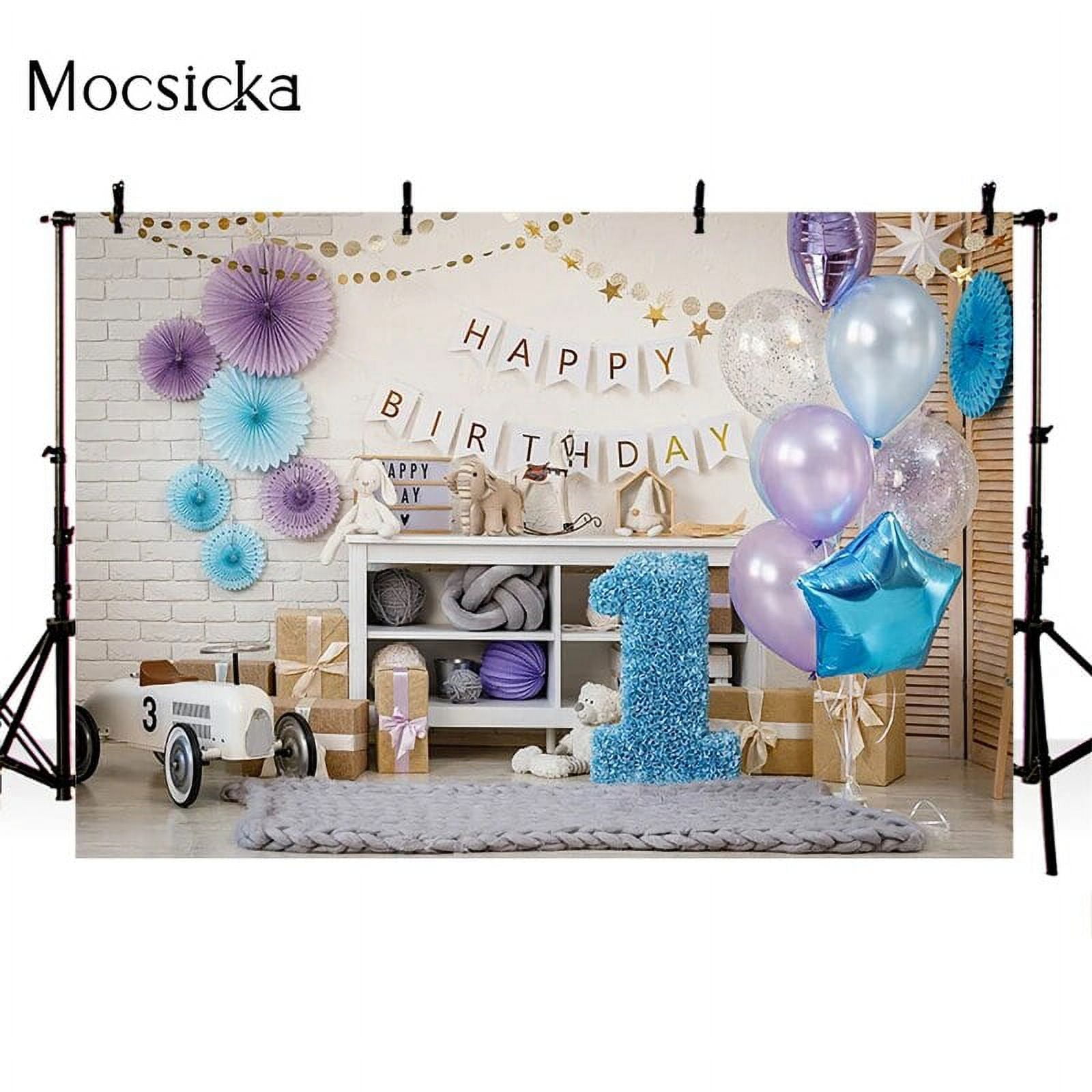 1st Birthday Photography Background Balloon Newborn Photography Studio ...