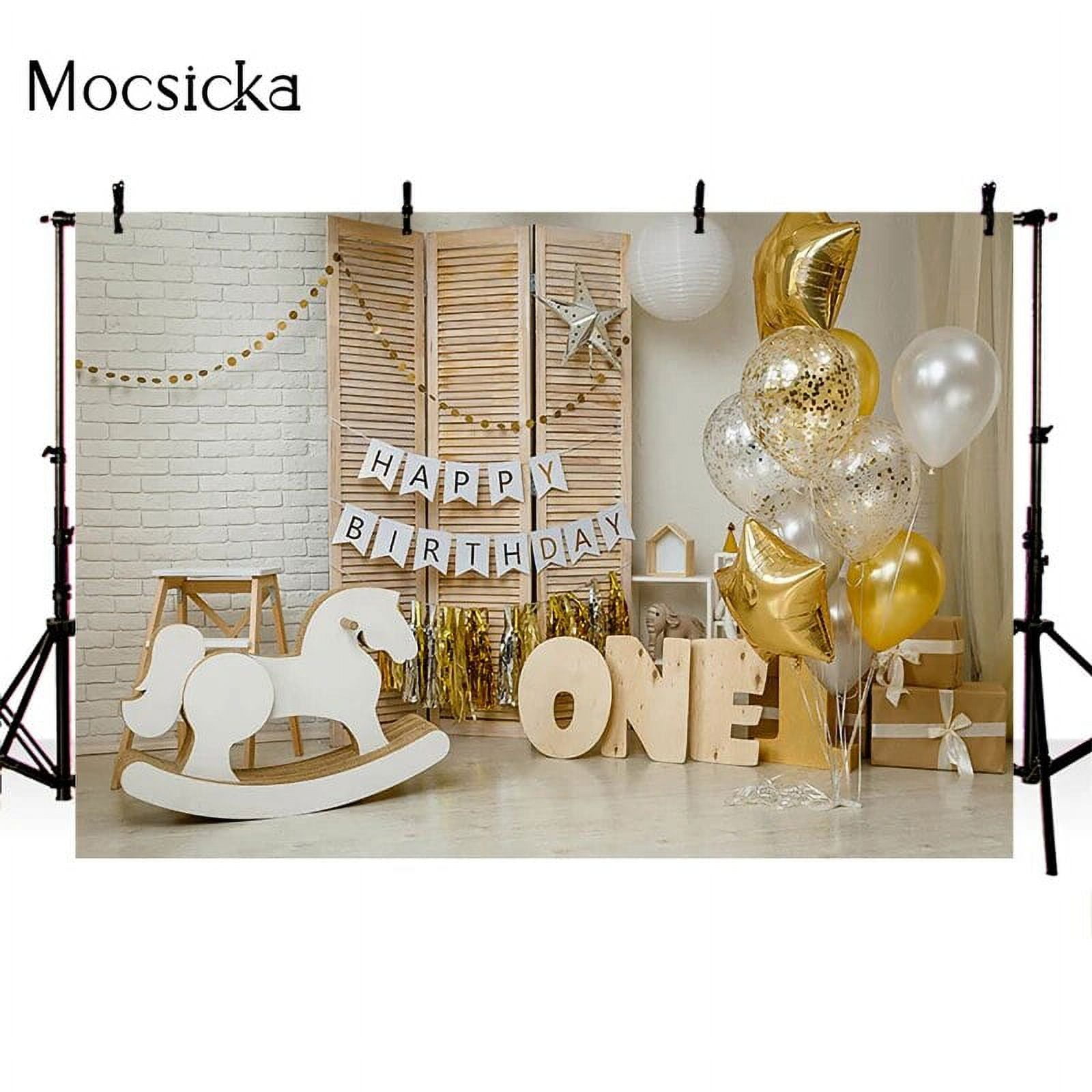 1st Birthday Photography Background Balloon Newborn Photography Studio ...