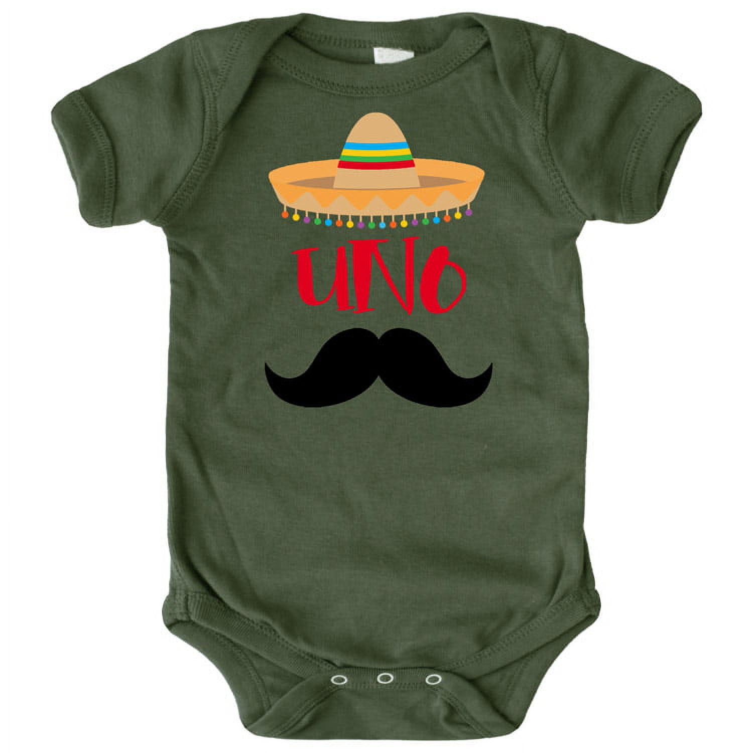 1st Birthday Uno Bodysuits Fiesta Themed First Birthday Sombrero ...