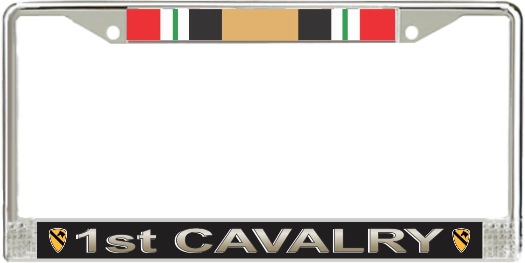 1st Cavalry Division Iraq Veteran Service Ribbon License Plate Frame ...