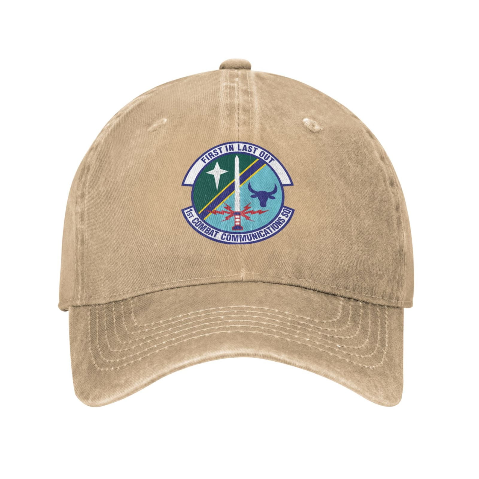 1st Combat Communications Squadron Unisex Adjustable Denim Baseball Cap ...