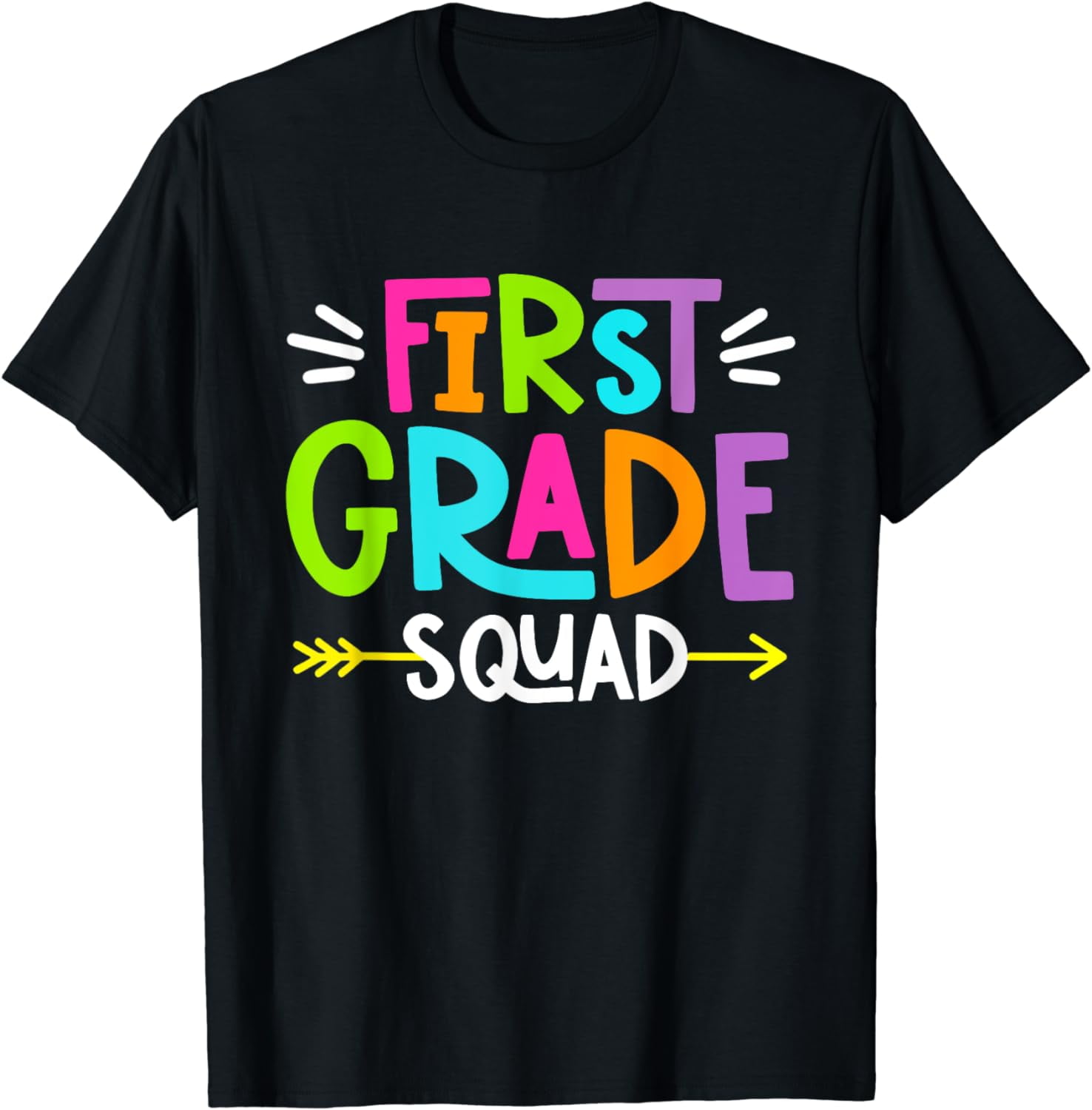 1st First Grade Squad Student Teacher Gift Back To School T-Shirt ...