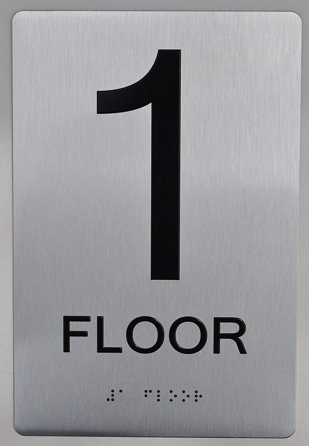 1st Floor SIGN -(Aluminium, Brush Silver,size 6x9) The sensation line ...