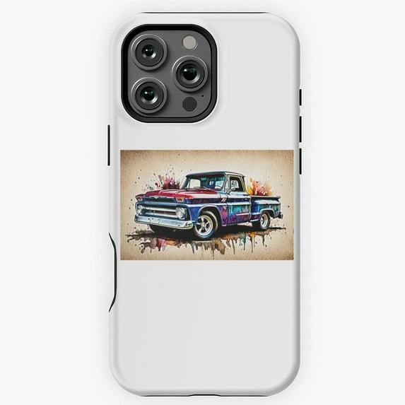 1st Gen Chevy C10 Classic Truck Art Phone Case for iPhone 16 15 14 13 ...
