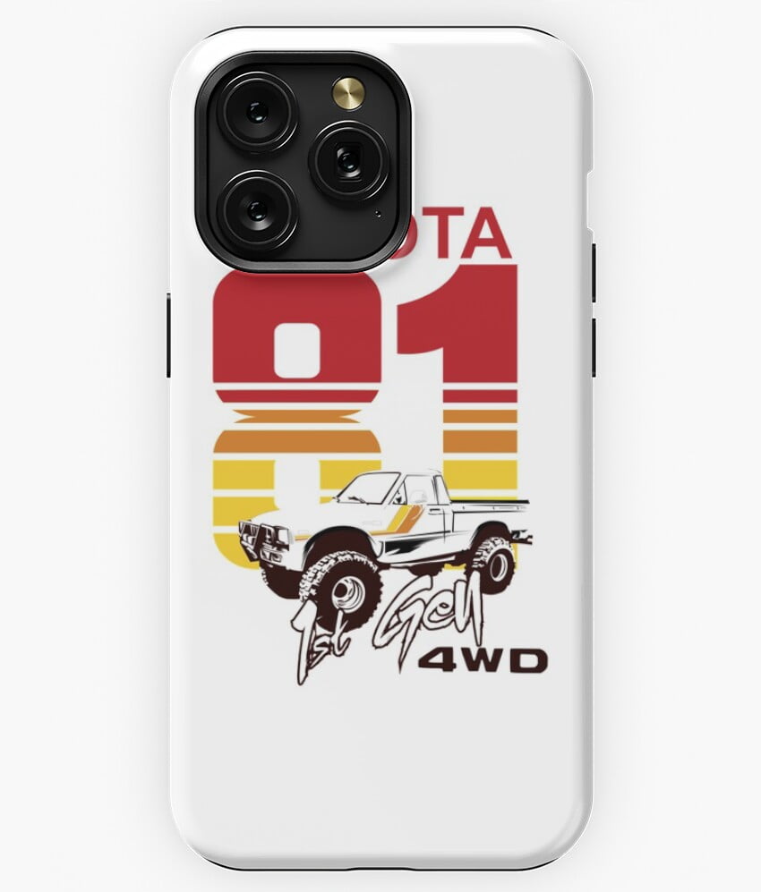 1st Gen Toyota Truck 4WD 1981 G1246 Phone Case for iPhone17 16 15 14 13 12 11 Pro Max - Walmart.com