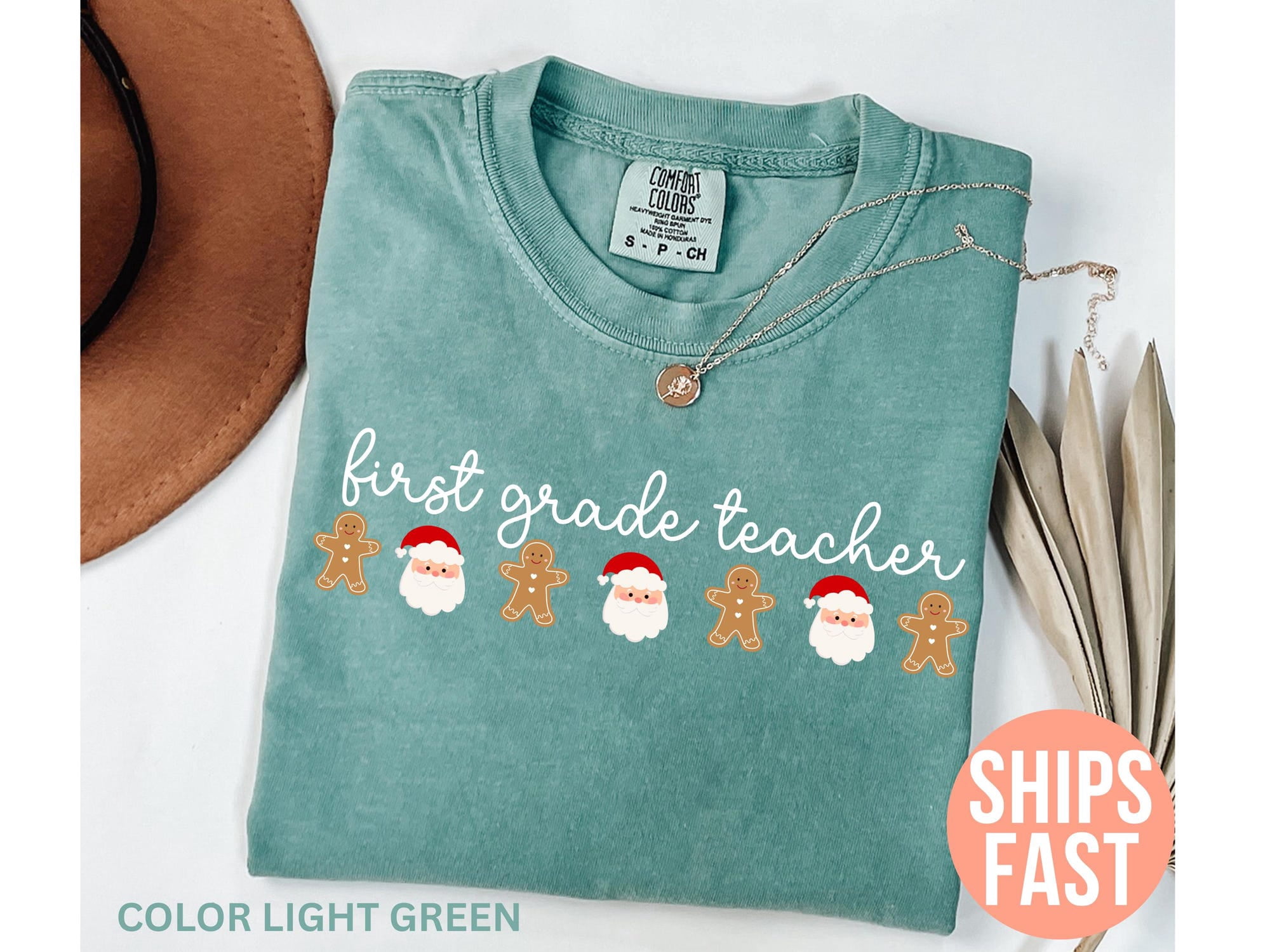 1st Grade Christmas Shirt Christmas First Grade Teacher Shirts Teacher ...