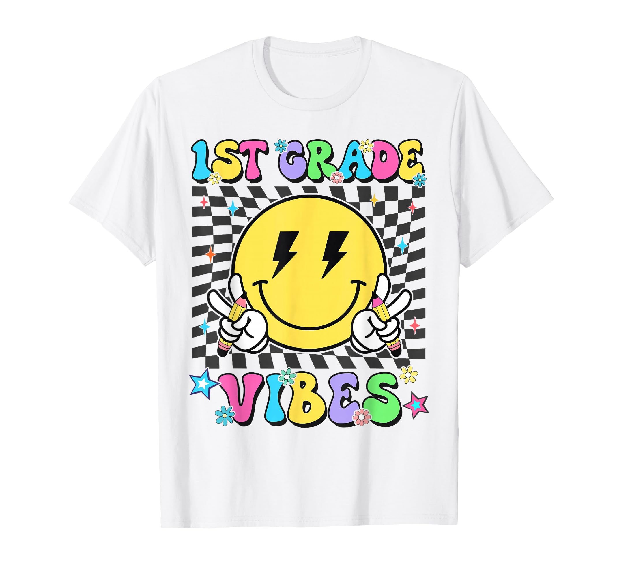 1st Grade For Girls Boys Teacher First Grade Back to School T-Shirt ...