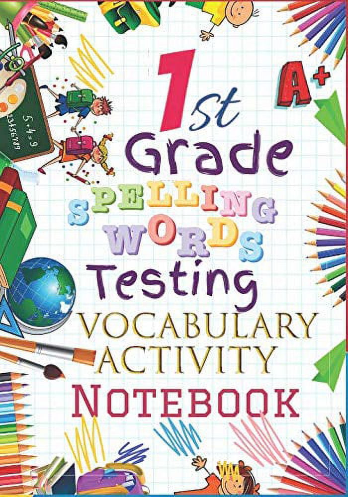 Pre-Owned 1st Grade Spelling Words Testing Vocabulary Activity Notebook ...