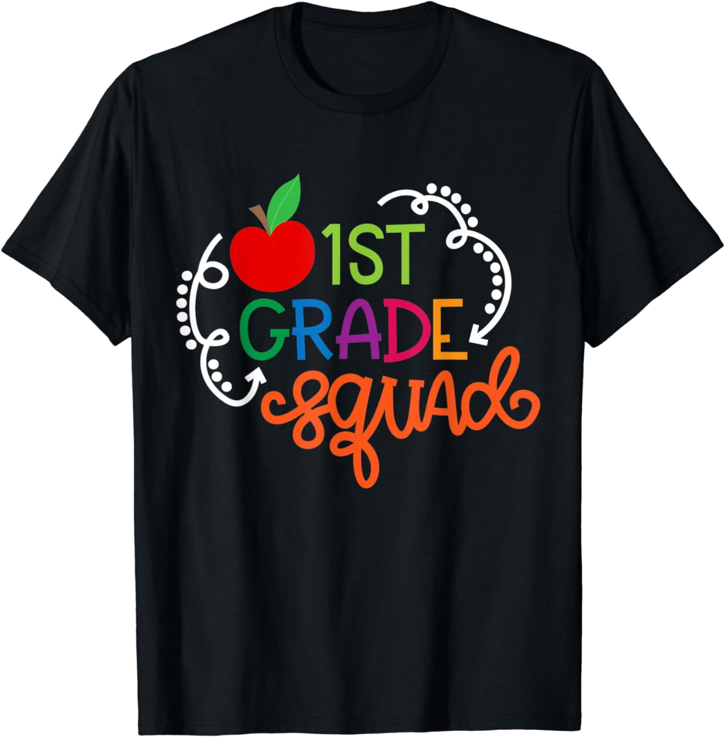 1st Grade Squad Back To School First Grade Teacher Student T-Shirt ...