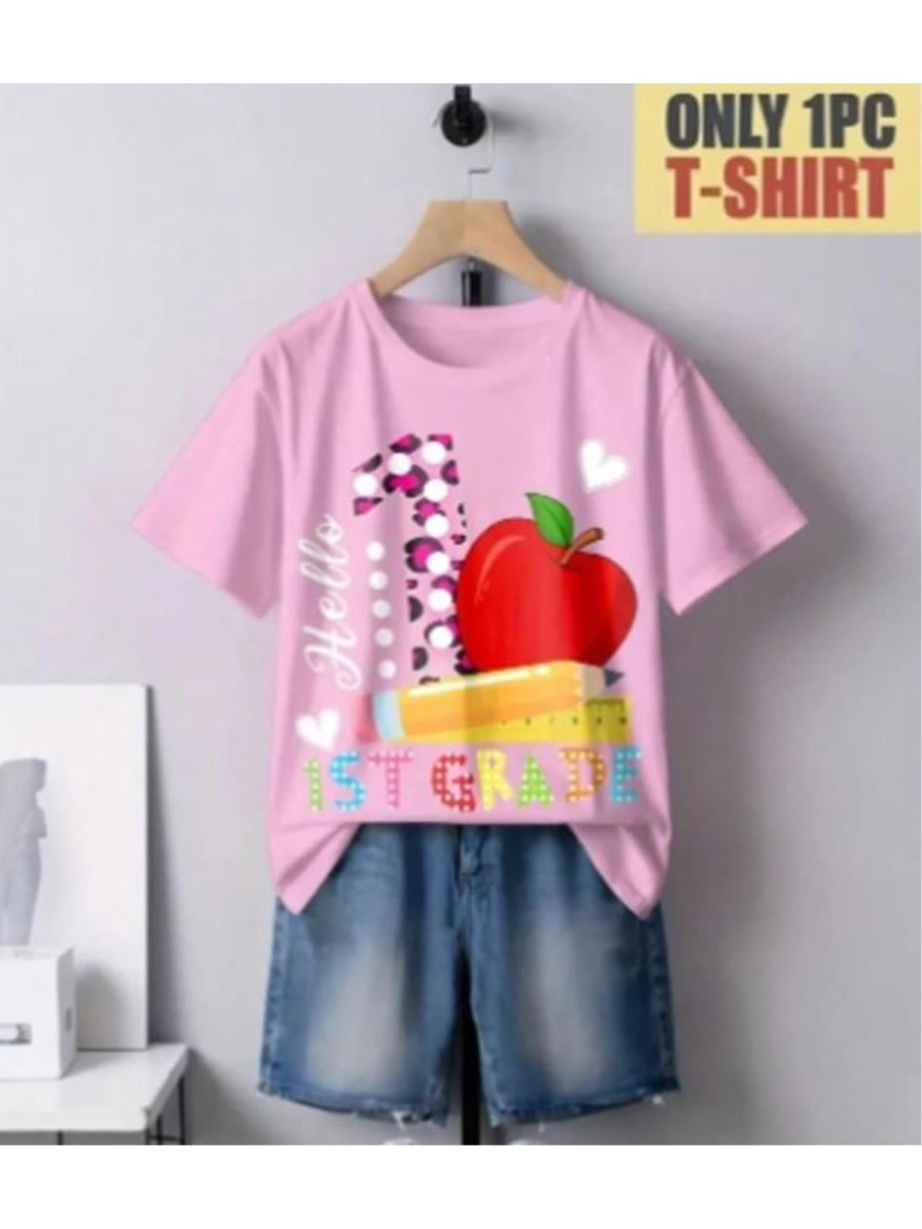 1st Grade T-Shirt For Boys & Girls - "Hello 1st Grade" Back To School ...