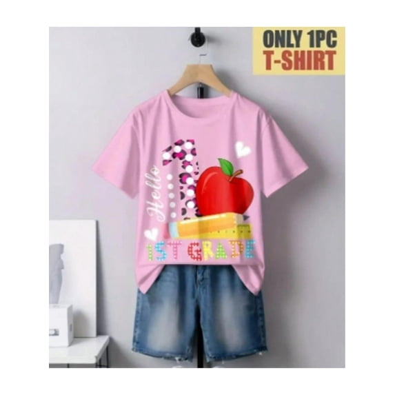 1st Grade T-Shirt For Boys & Girls - "Hello 1st Grade" Back To School ...