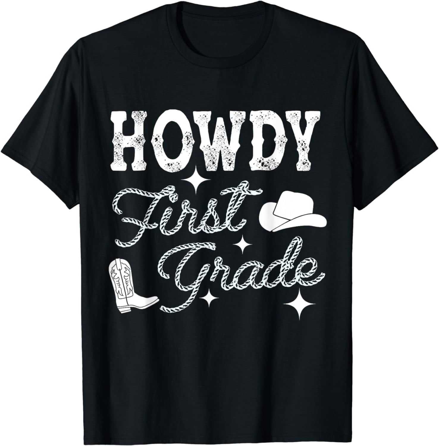 1st Grade T-Shirt Howdy First Grade Teacher Student Back To School ...