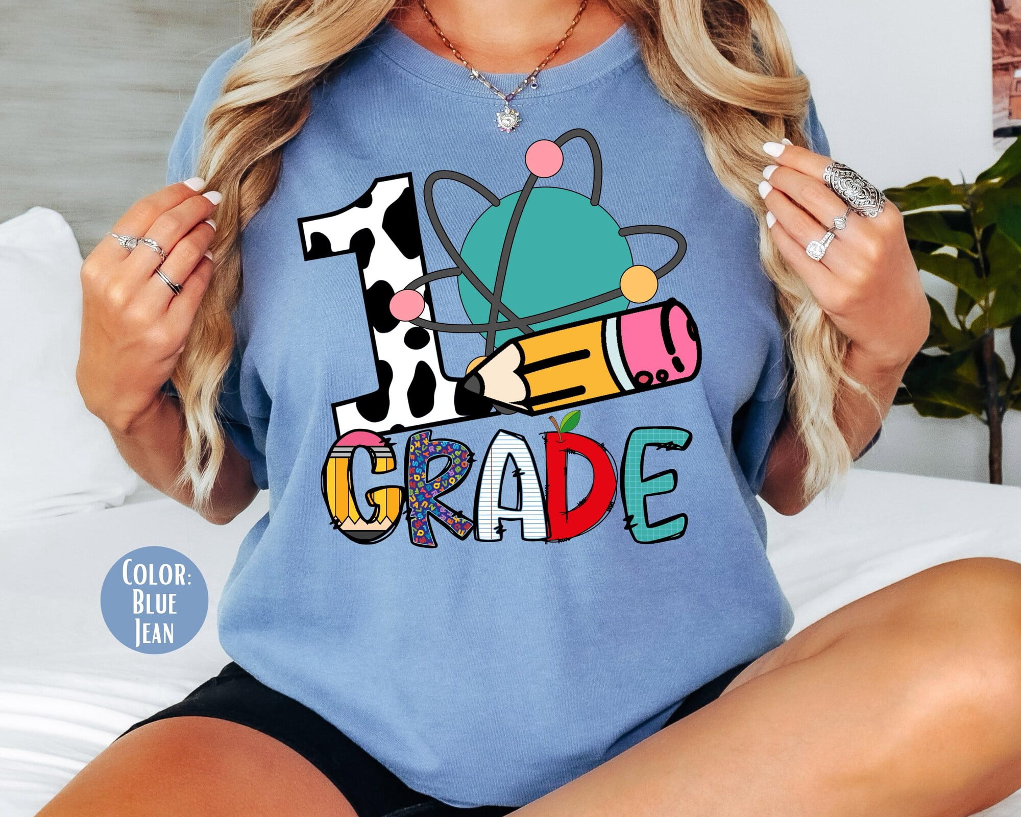 1st Grade Teacher Shirt First Grade Back to School TShirt - Walmart.com