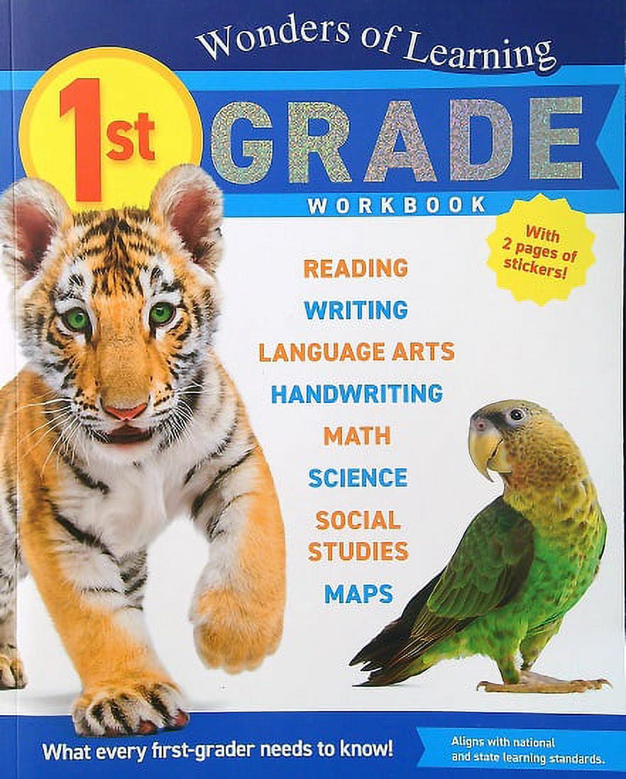 1st Grade Workbook (Wonders of Learning) - Walmart.com
