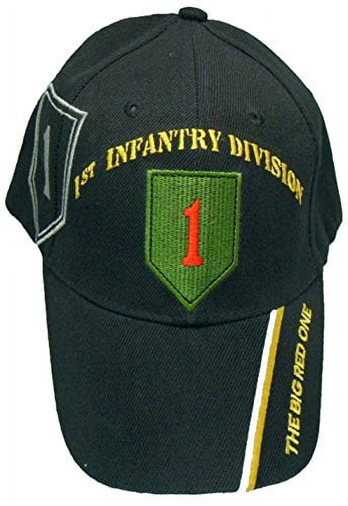 1st Infantry Division Cap Big Red One Army Baseball Bumper Sticker Mens ...