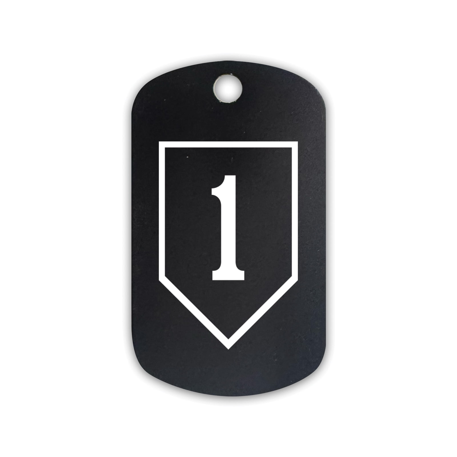 1st Infantry Division GI Dog Tag Aluminum Keychain the big red one the ...
