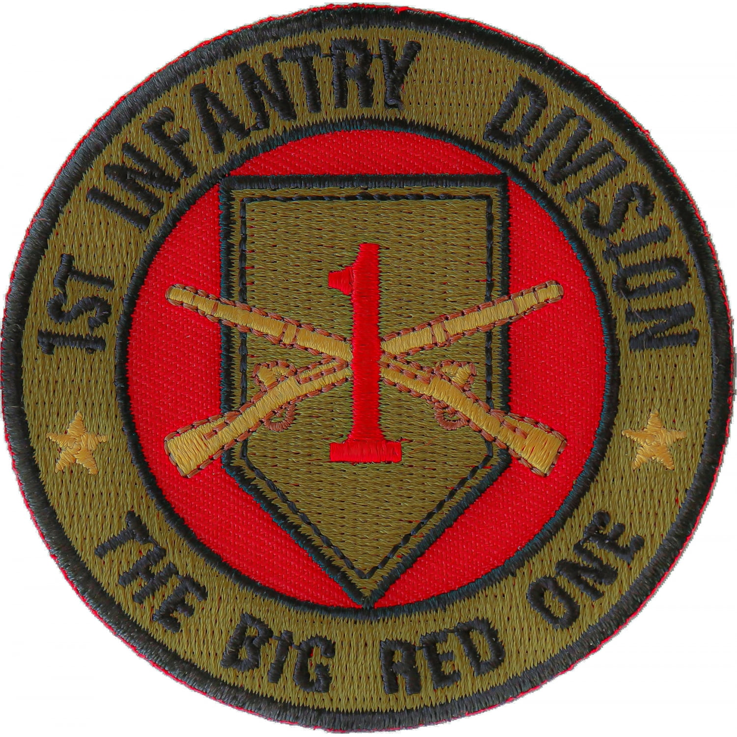 1st Infantry Division Patch The Big Red One - Walmart.com