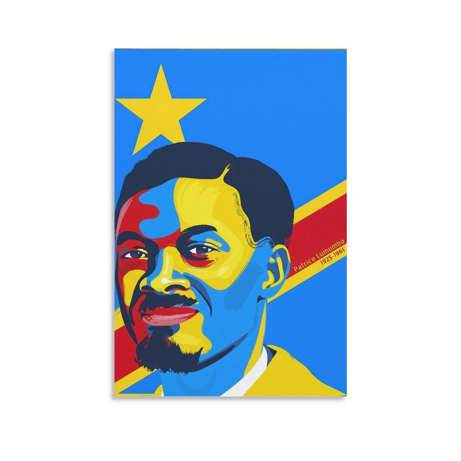 1st Prime Minister of The Republic of The Congo Patrice Lumumba Poster ...