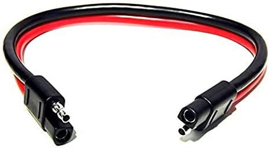 CES 8 Gauge 2 PIN Quick Disconnect Cable, Red and Black Polarity, 12 ...