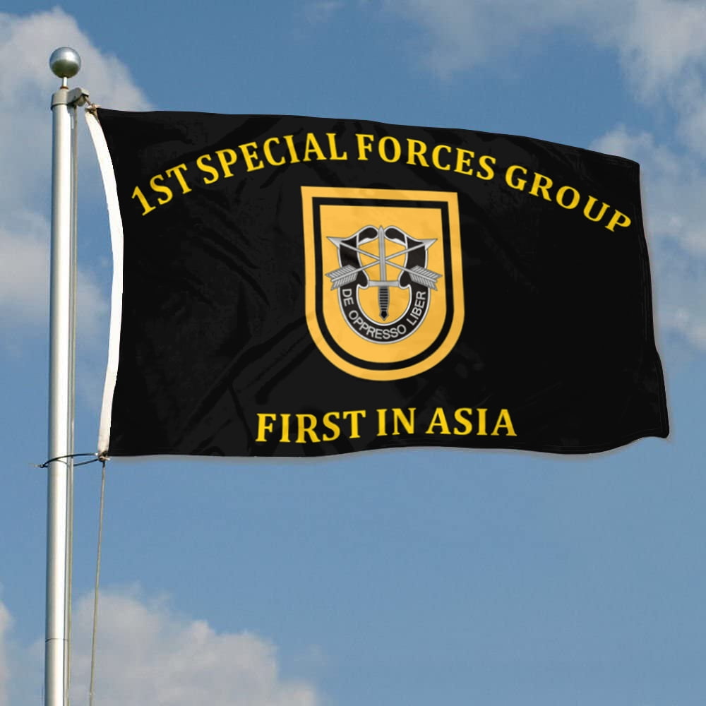 1st Special Forces Group First in Asia Flag 3x5Feet Outdoor Indoor ...