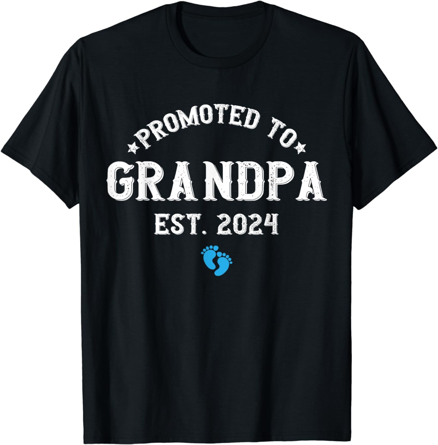 1st Time Grandpa EST 2024 New First Grandpa 2024 T-Shirt - Walmart.com