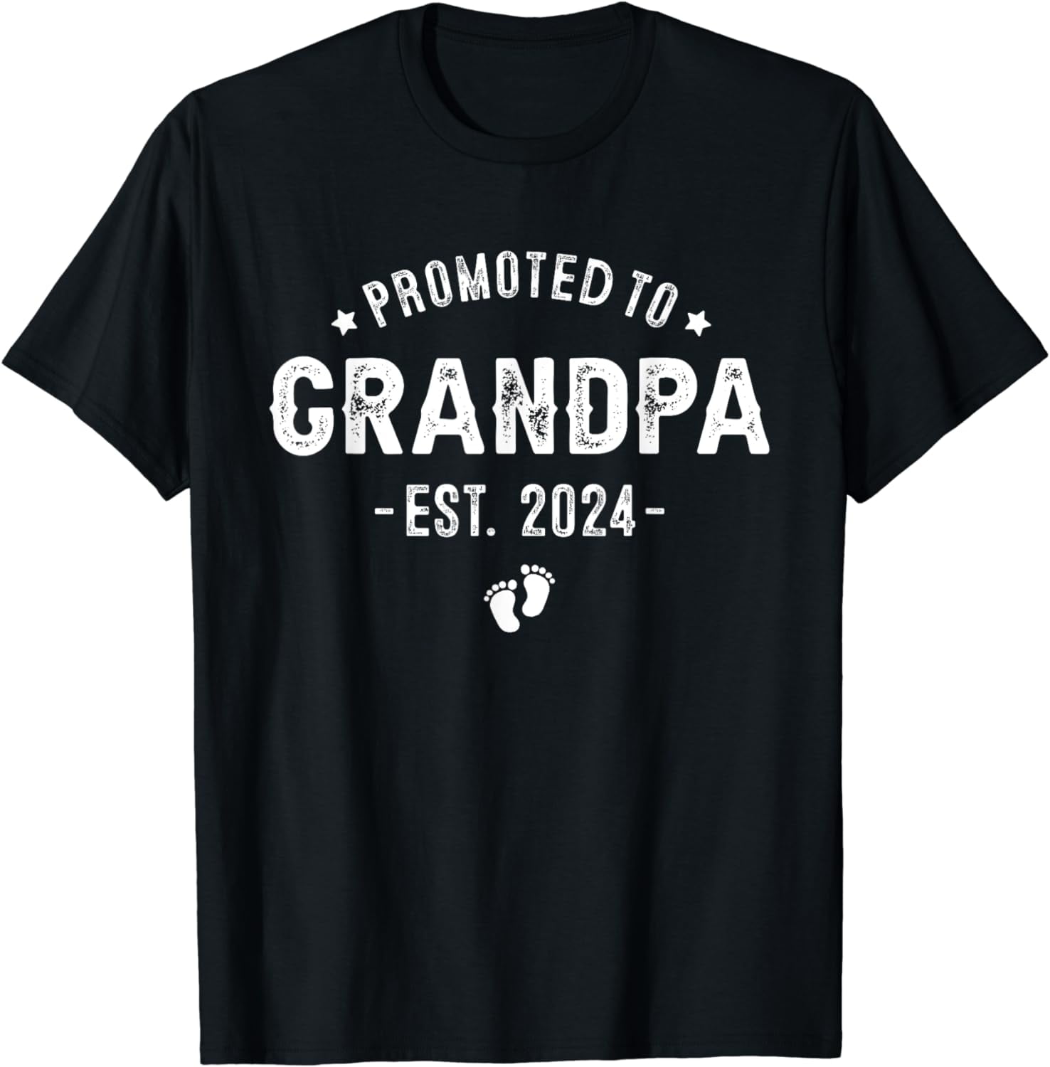 1st Time Grandpa EST 2024 New First Grandpa 2024 T-Shirt - Walmart.com