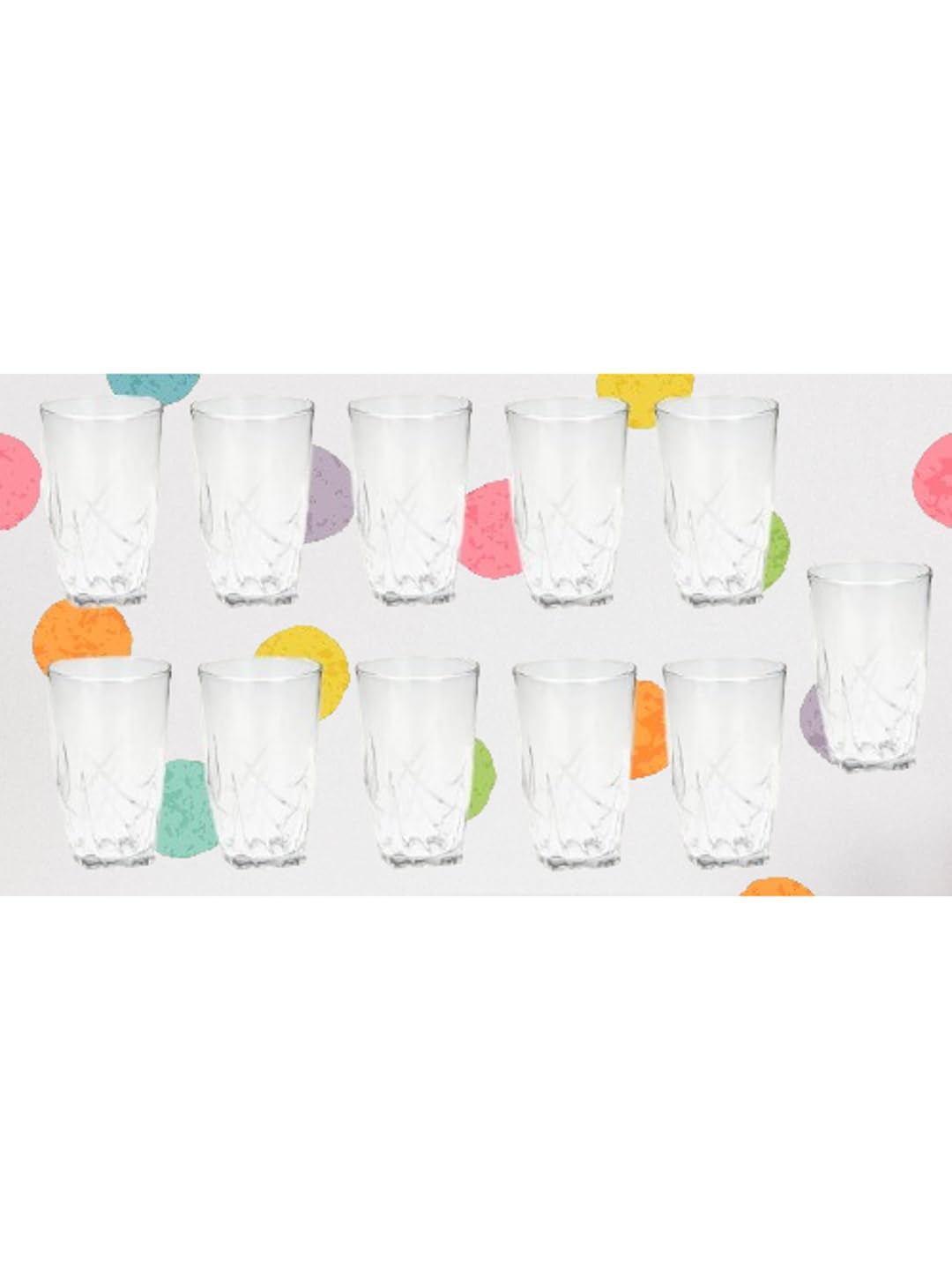 1st Time Water and Juice Glasses for Party Juice Cold Drinks Pack of 11 ...