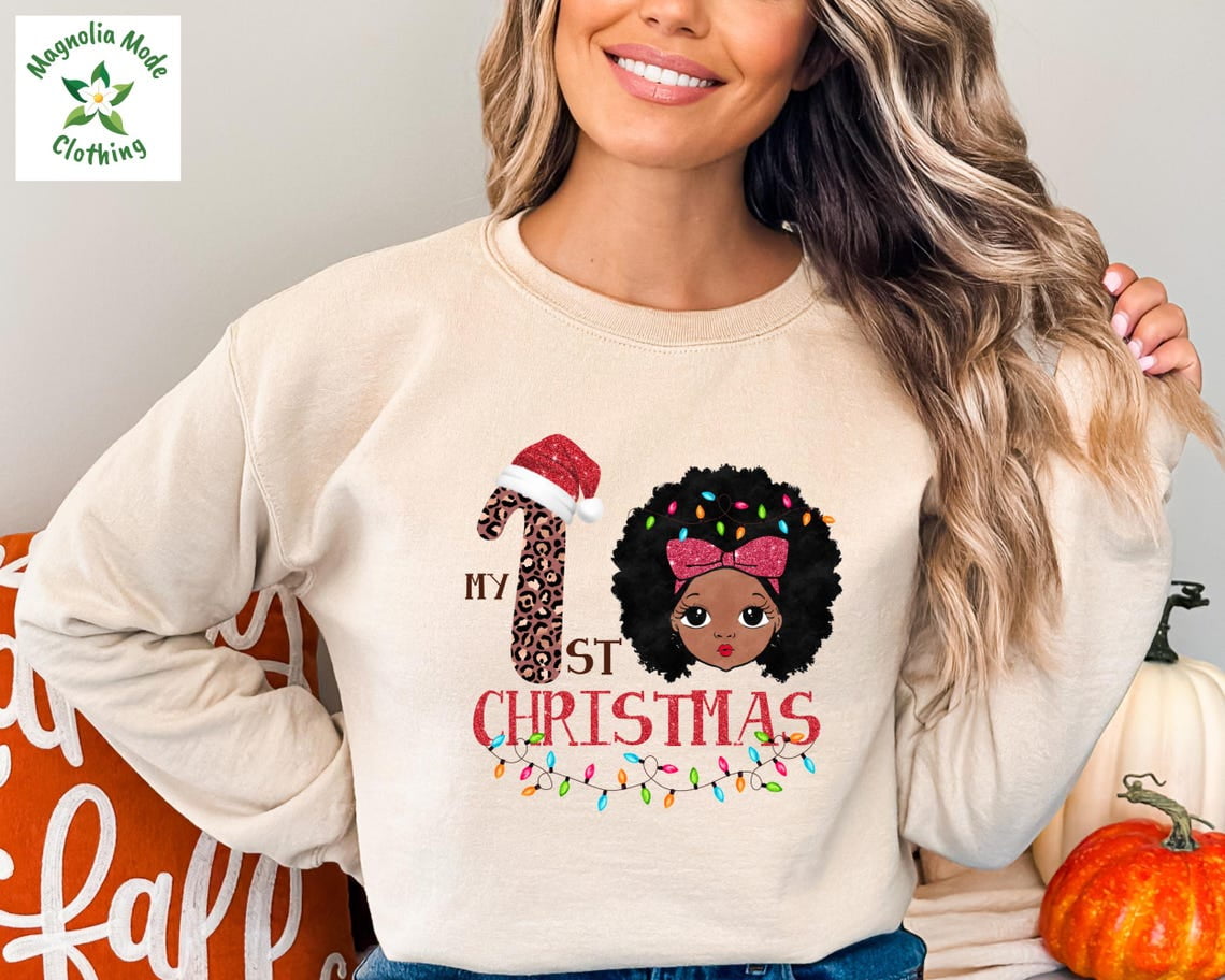 My 1st Winter Holiday Sweat, My First Winter Holiday Sweat, Cute Winter ...