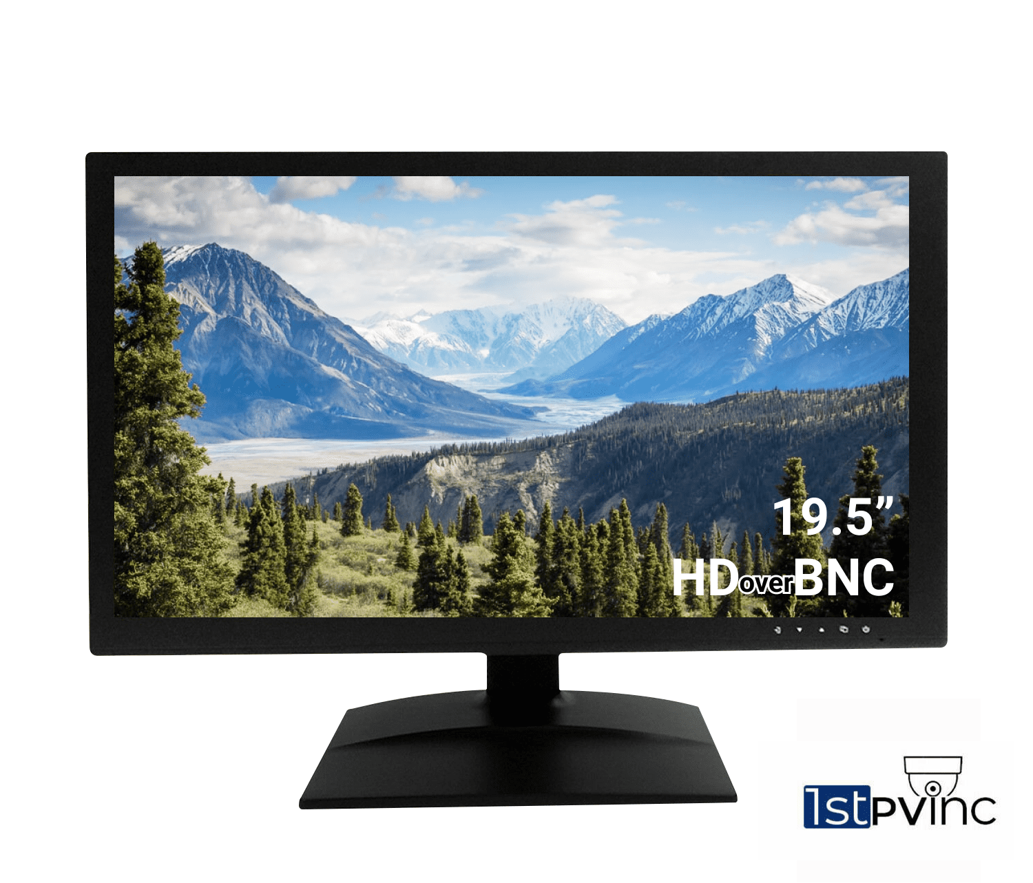 1stPV 19.5" Full HD 3D Analog CCTV Display Monitor, Wired Surveillance ...