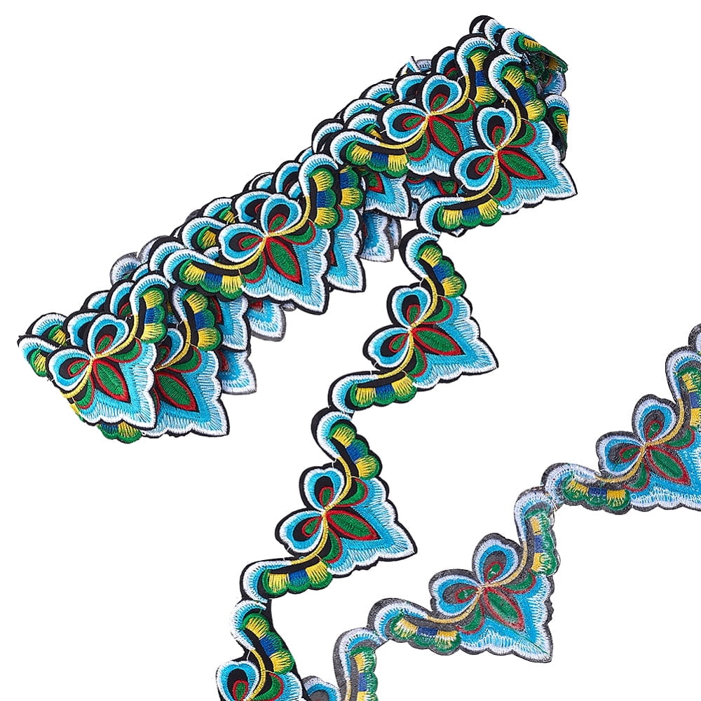 1strand Ethnic Style Embroidery Polyester Ribbons Jacquard Ribbon ...