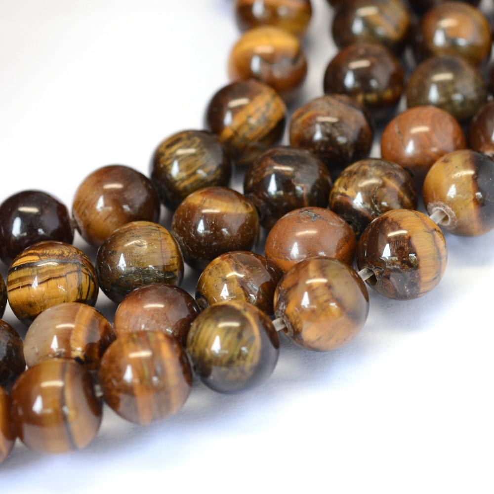 1strand Grade AB Tiger Eye Round Bead Strands 4~4.5mm Hole: 1mm about ...