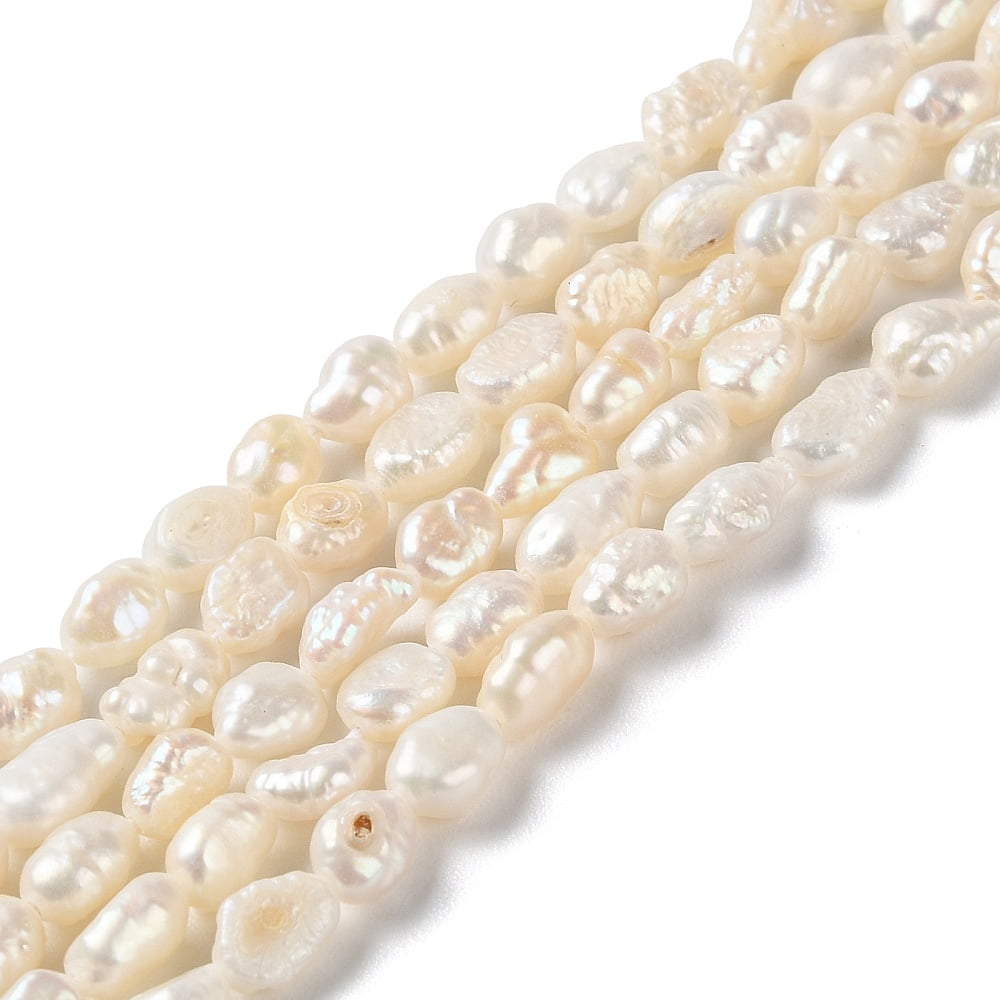 1strand Keshi Pearl Beads Strands Cultured Freshwater Pearl Baroque ...