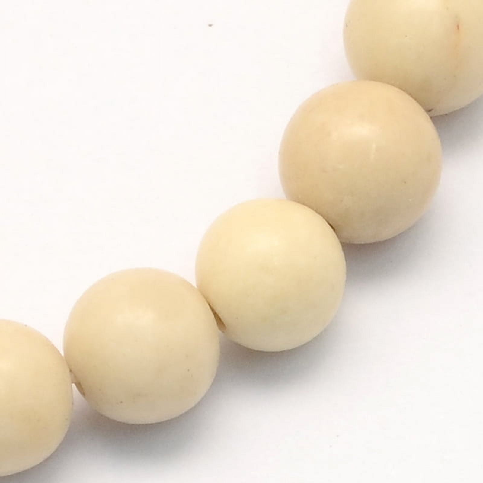 1strand Natural Fossil Round Beads Strands 6.5mm Hole: 1mm about 63pcs ...