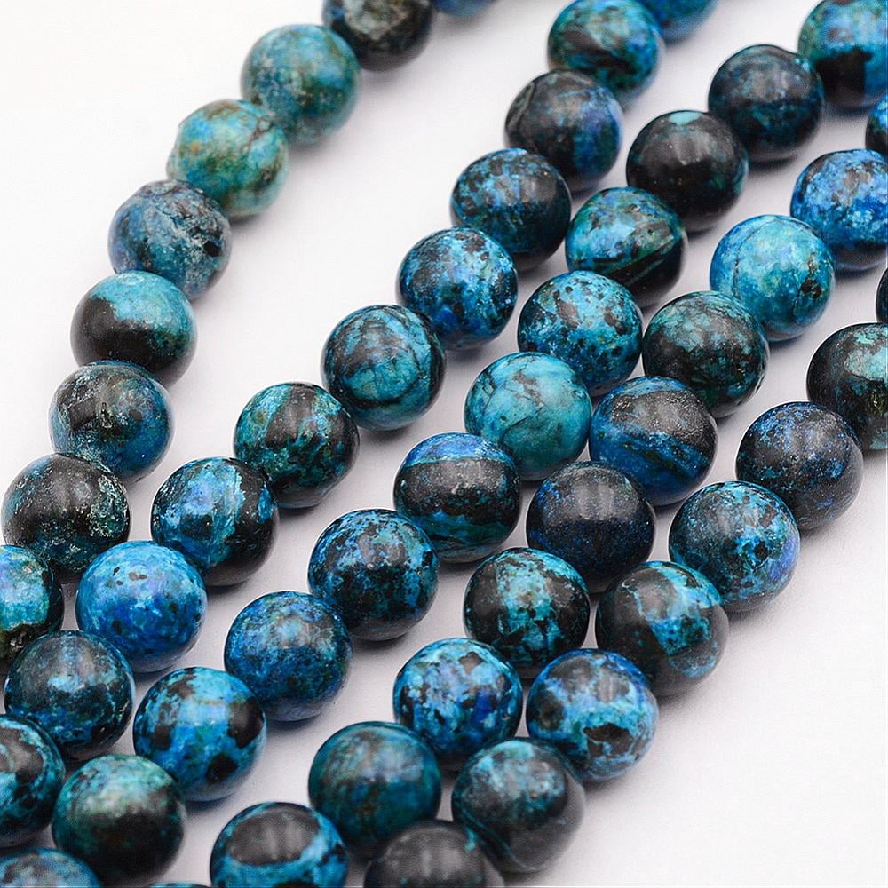 1strand Natural Variscite Bead Strands Round 10mm Hole: 2mm 39pcs ...