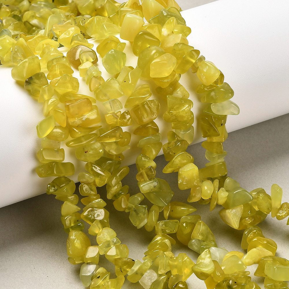 1strand Olive Chip Bead Strands 5~8x5~8mm Hole: 1mm about 31.5 inch ...