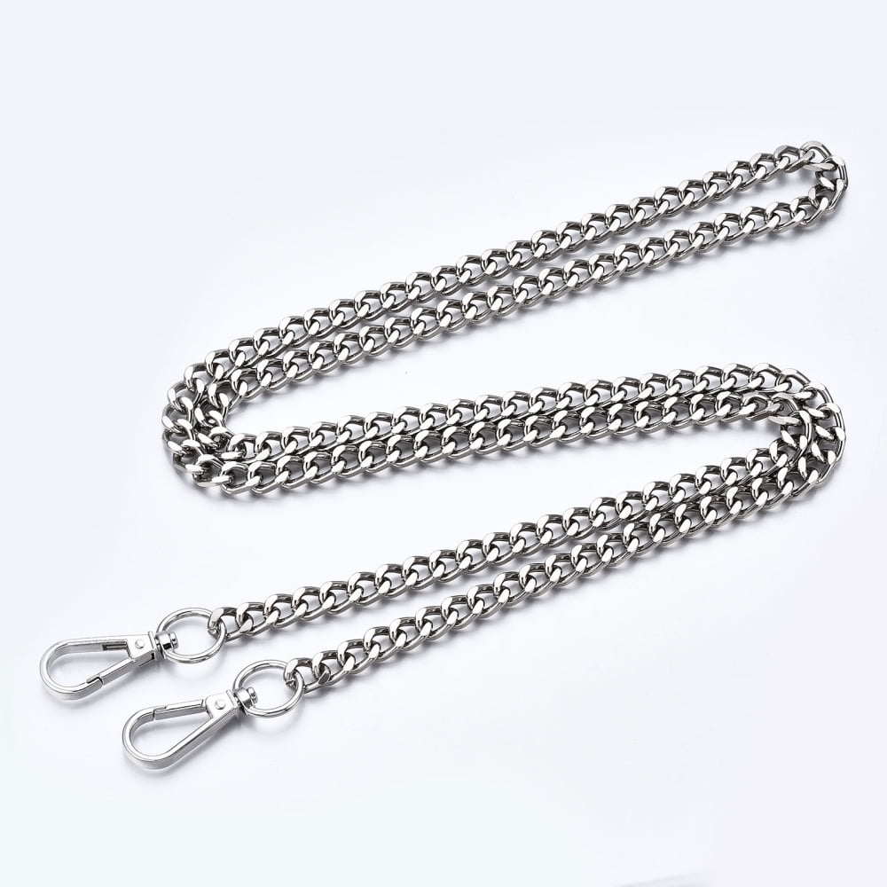 1strand bag Chains Straps Iron Curb Link Chains with Alloy Swivel ...