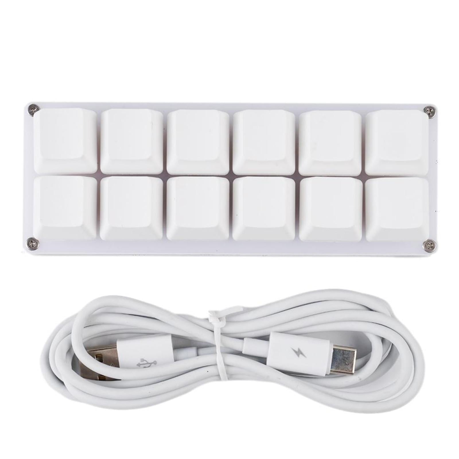 1x 12key Keyboard DIY Custom USB Programming Shortcut Mechanical New K1 B0R5 - Walmart.com