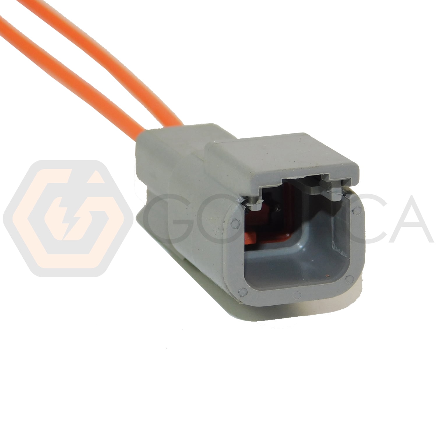 1x 2 Pin 2-way male Connector DTM Deutsch DTM04-2P - Walmart.com