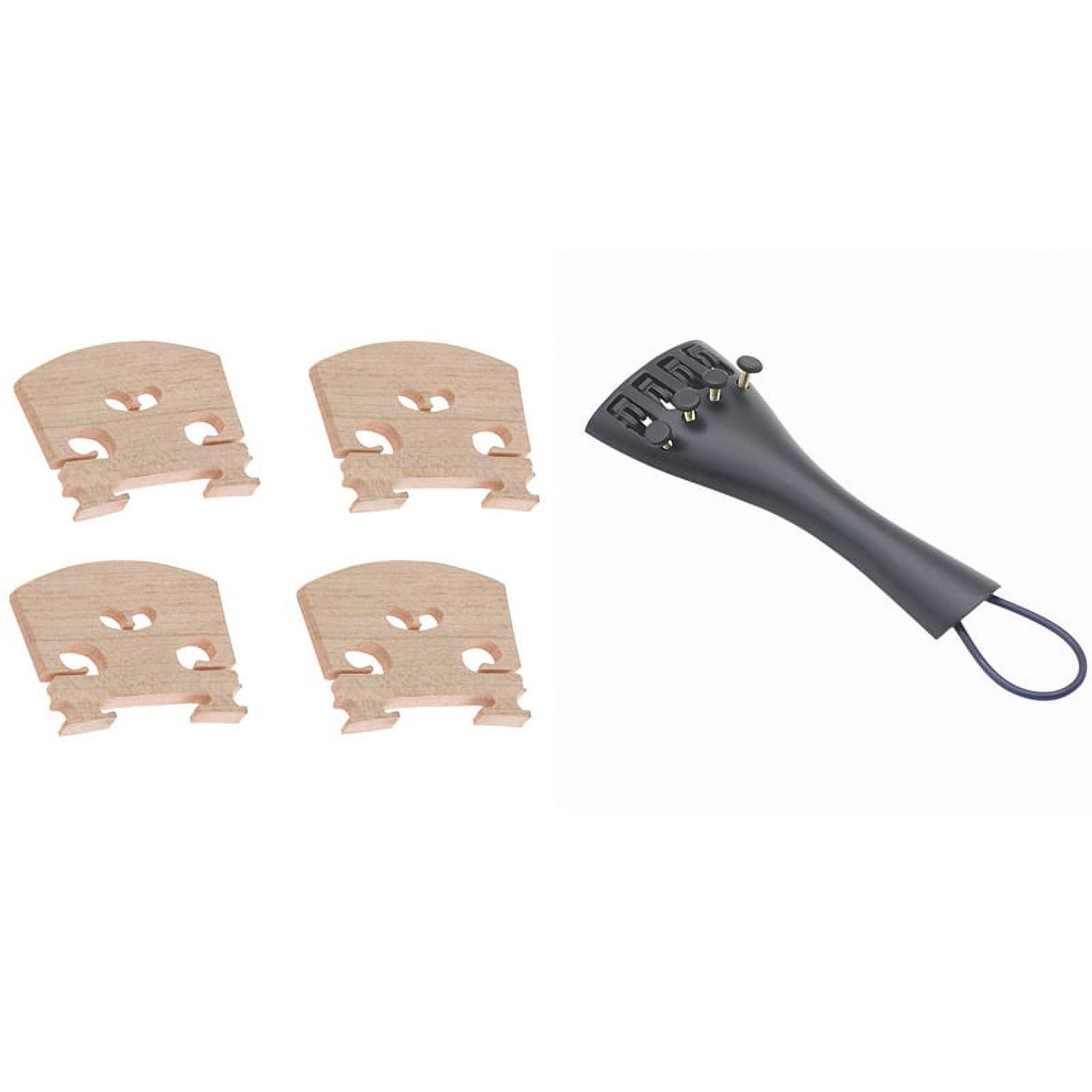 1x 3/4 4/4 Violin Fiddle Tailpiece Hill Style & 4x Violin Parts Violin ...