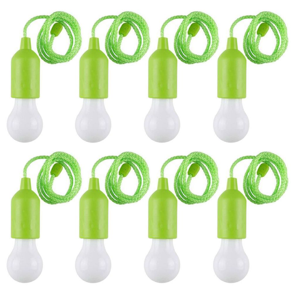 1x/4x/8x Retro Portable Battery Powered Garden Outdoor Drawstring Light ...