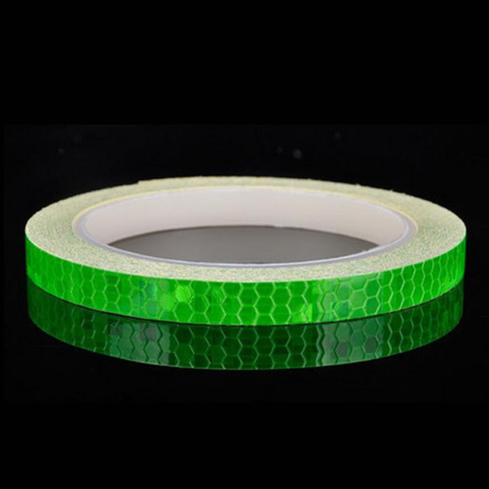 1x 8M Bicycle Wheels Reflect Fluorescent MTB Bike Reflective Strips ...