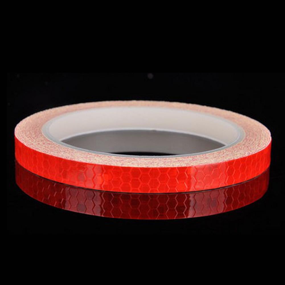 1x 8M Bicycle Wheels Reflect Fluorescent MTB Bike Reflective Strips ...