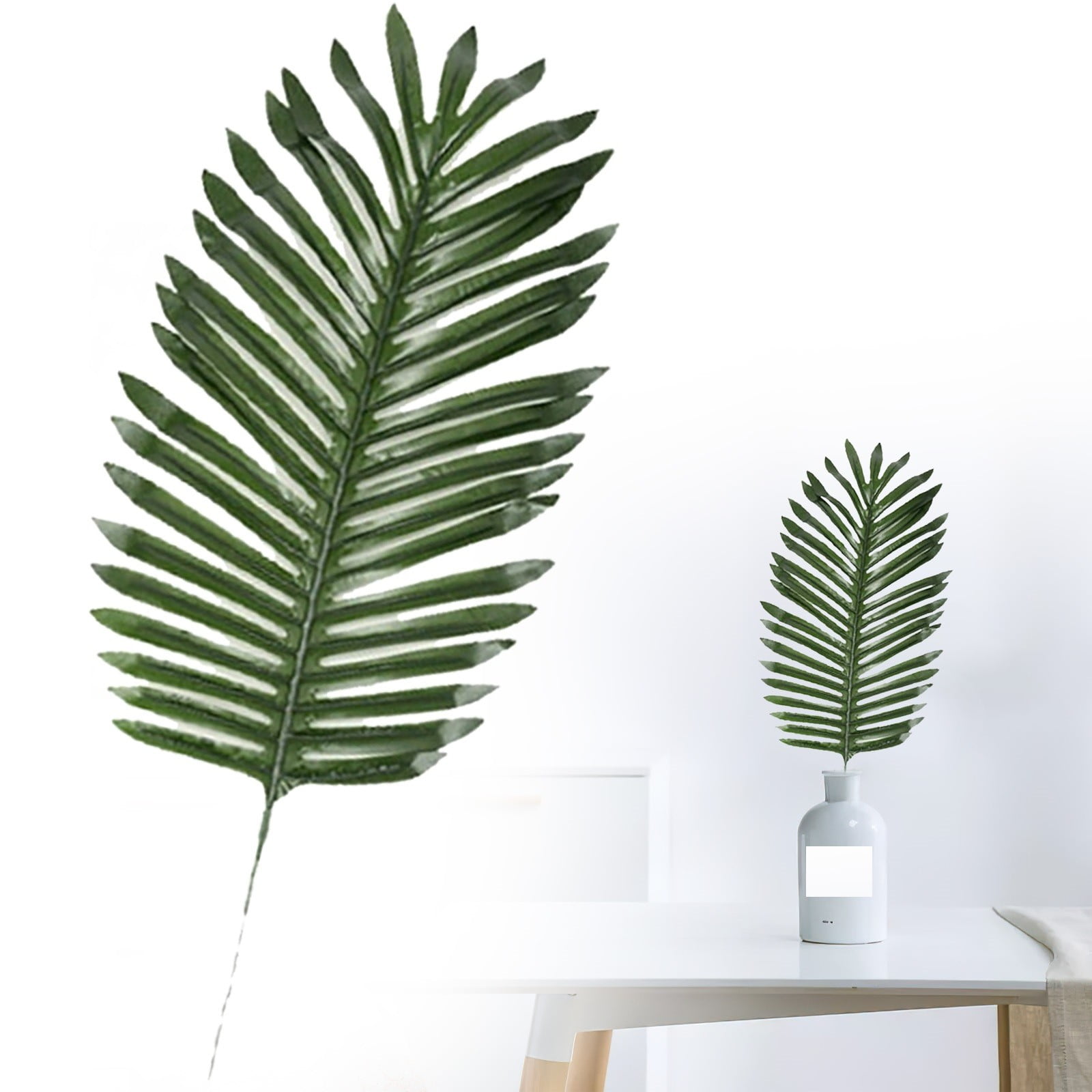 1x Artificial Tropical Leaf,Jungle Leaves Plant for Beach Birthday Luau Party Decoration ...