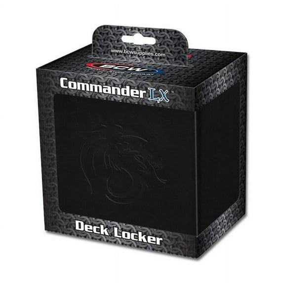 BCW Diversified BCDDCMDLXBLK Commander LX Deck Locker, Black - Walmart.com
