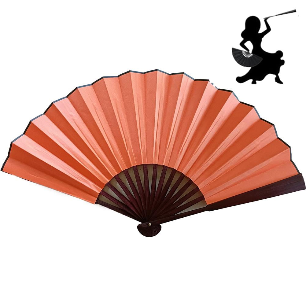 1x Blank Folding Fan Hand Silk Cloth For DIY Writing Fan New Hand ...