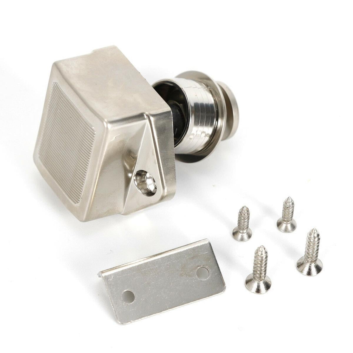 1x Button lock, Push Button Catch Pop Up Lock Knob Latch Cupboard ...