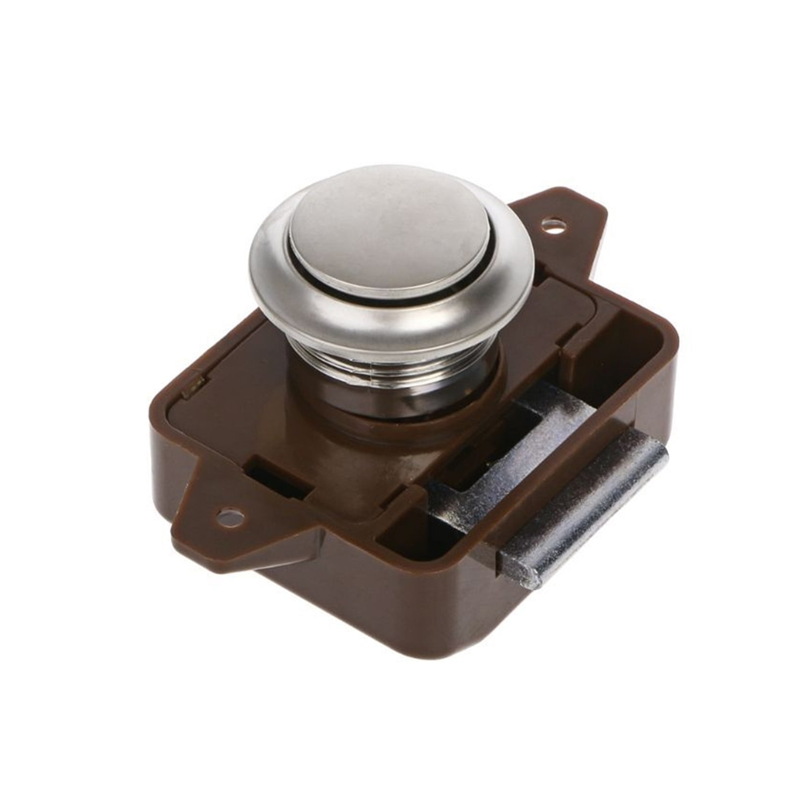 1x Camper Push Button Catch Lock Cupboard Door Motorhome Cabinet ...
