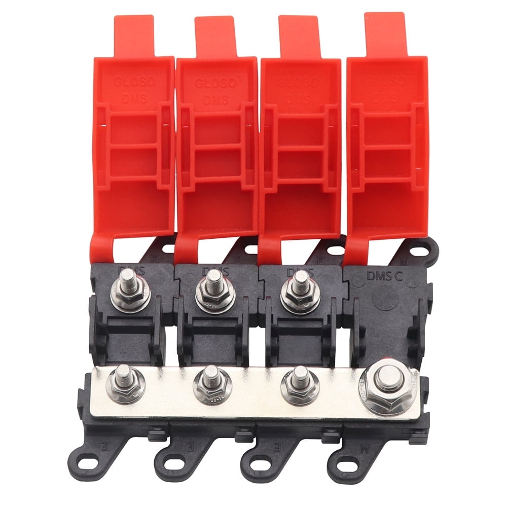 1x Car Distribution Block 1in3 out 3-way Fuse Holder 200A Multi-pole ...
