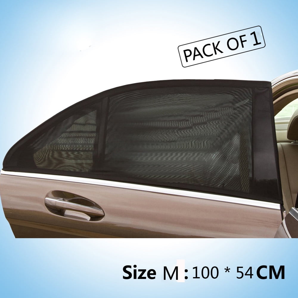 1x Car Rear Window Mesh Sun Shades Blind Kids Children Sunshade Black ...